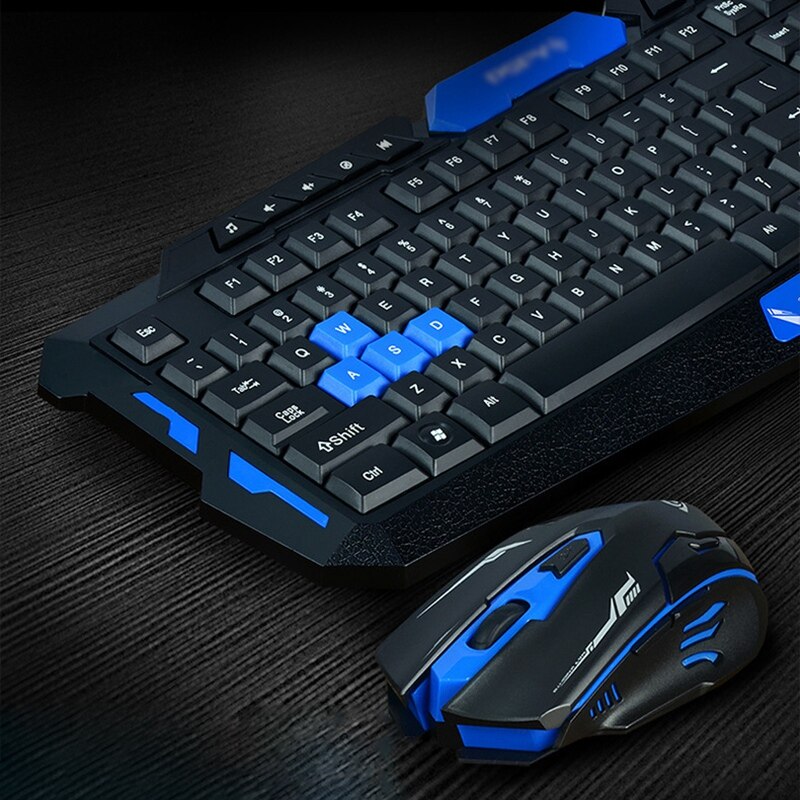Hk8100 2.4 G Wireless Gaming Keyboard Mouse Combo Ergonomics Waterproo ...
