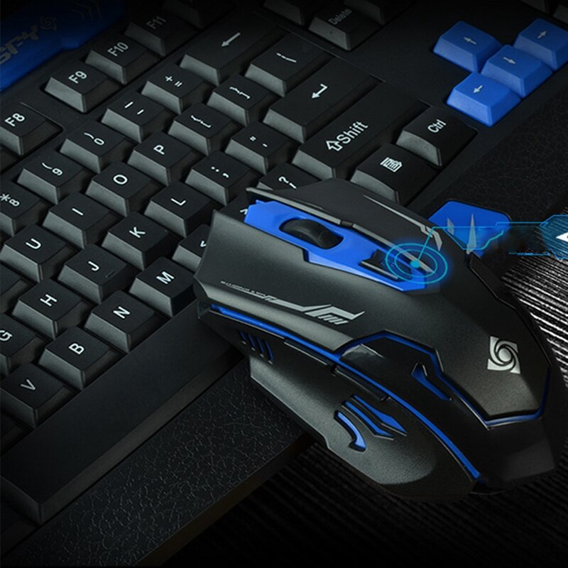 Hk8100 2.4 G Wireless Gaming Keyboard Mouse Combo Ergonomics Waterproo ...